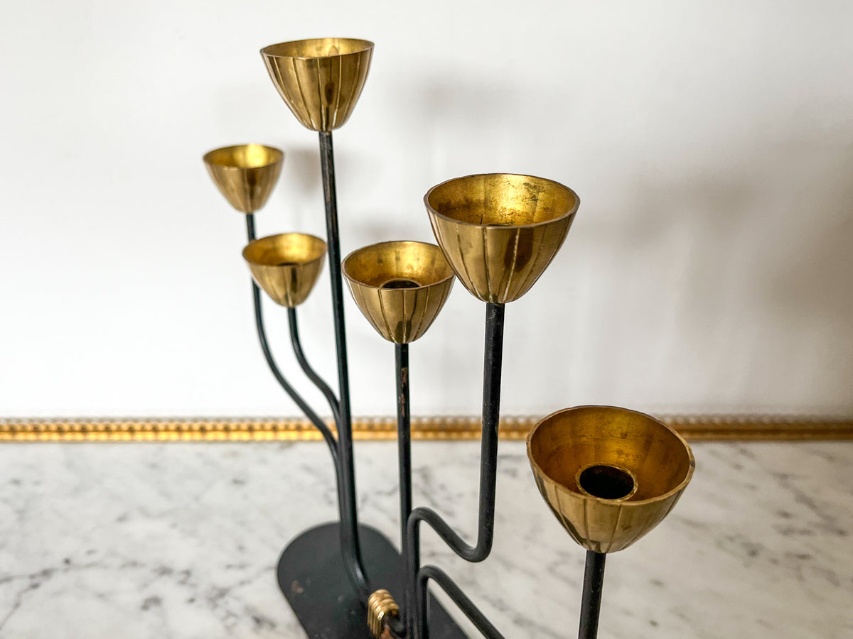 Candlestick By Swedish Modernist Designer Gunnar Ander For Ystad Metal ...